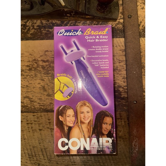 Accessories | Vintage 201 Conair Quick Braid Quick Easy Hair Braider ...